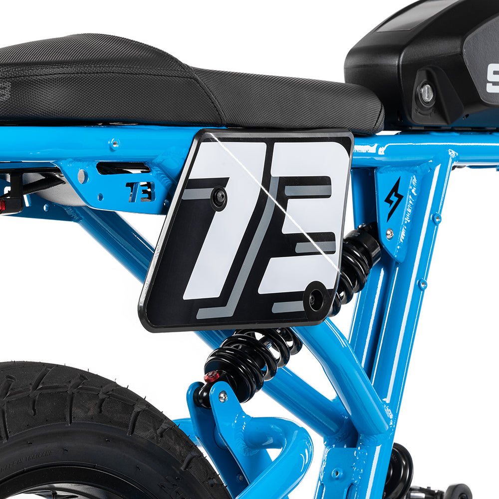 RX Compatible Pair of R Number Plate Set | SUPER73